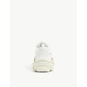 Balenciaga Triple S Suede And Mesh Trainers
