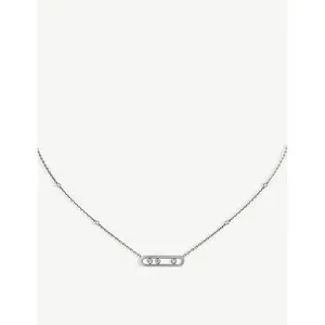 Messika 18ct Gold Diamond Necklace - White