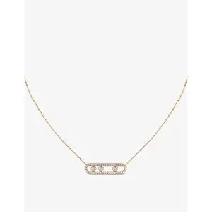 Messika Messika Move Pavé Diamond Necklace Pink