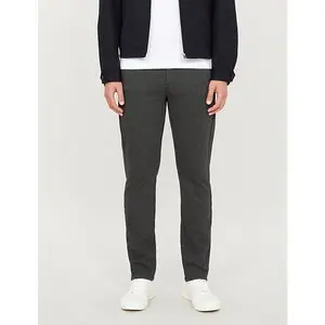 Paige Tapered Stafford Trousers - Iced Black