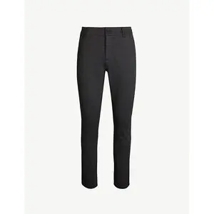 Paige Tapered Stafford Trousers - Iced Black