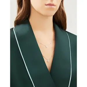 Messika My Twin Diamond And Gold Necklace - White