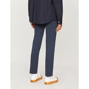 Paige Stafford Slim-fit Tapered Trousers - Deep Anchor