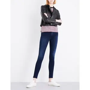 7 For All Mankind Slim Illusion Super-skinny High-rise Jeans