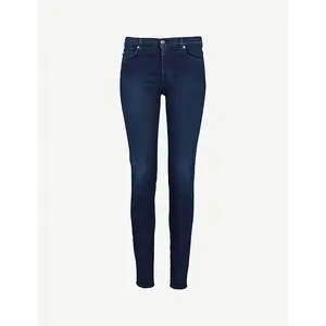 7 For All Mankind Slim Illusion Super-skinny High-rise Jeans