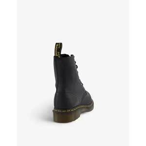 Dr. Martens 8-eyelet Leather Boots - Black Virginia