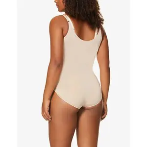 Spanx Sculpt™ Oncore Open-bust Stretch-woven Bodysuit - Soft Nude