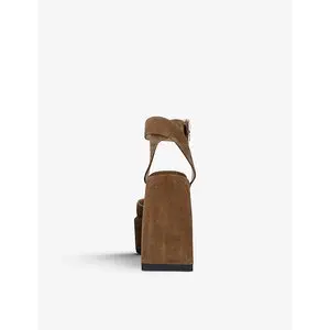 NODALETO Bulla Sofia Suede Platform Sandals