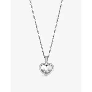 Chopard Happy Diamonds 18ct White-gold Diamond Necklace