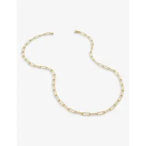 Monica Vinader Alta 18ct Yellow -plated Vermeil Sterling-silver Necklace - Gold