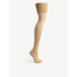 Wolford Satin Touch 20 Denier Hold-ups - Gobi