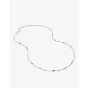 Monica Vinader Triple-beaded Choker Necklace - Silver