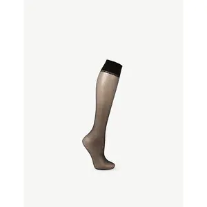 Falke Shelina 12 Denier Knee-high Socks - 3009 Black