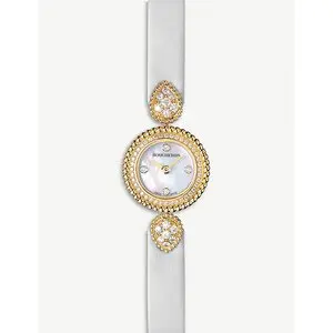 Boucheron Serpent Bohème 18ct Gold, Diamond And Mother-of-pearl Watch - Yellow