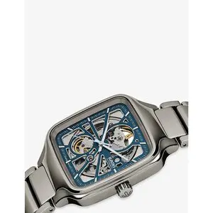 RADO True Square Automatic Open Heart High-tech Ceramic Bracelet Watch
