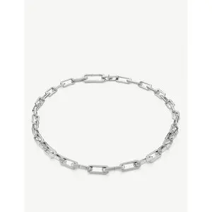Monica Vinader Alta Capture Charm Link Necklace - Silver