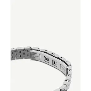 Gucci Ya127504 G-frame Stainless-steel And Diamond Watch