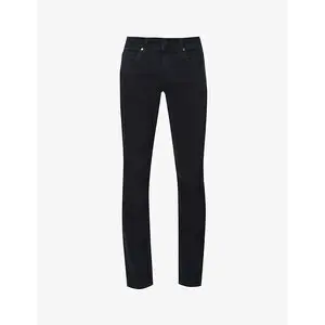 7 For All Mankind Slimmy Taper Luxe Performance Mid-rise Stretch-denim Jeans