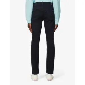 7 For All Mankind Slimmy Taper Luxe Performance Mid-rise Stretch-denim Jeans