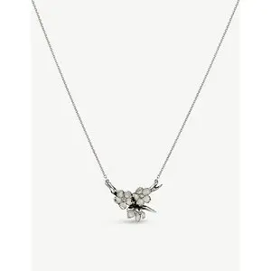 SHAUN LEANE Cherry Blossom Diamond And Sterling Silver Pendant Necklace - One-color