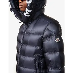 Moncler Salzman Logo-print Shell-down Jacket