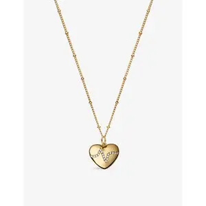 LA MAISON COUTURE Heartbeat Pendant Necklace - Gold