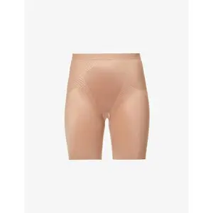 Spanx Shape™ Invisible Mid-thigh Shorts - Champagne Beige