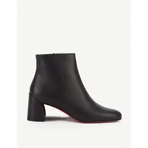 Black Low Heel Booties