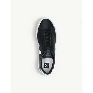 VEJA Campo Leather Low-top Trainers - Blk/white