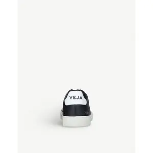 VEJA Campo Leather Low-top Trainers - Blk/white