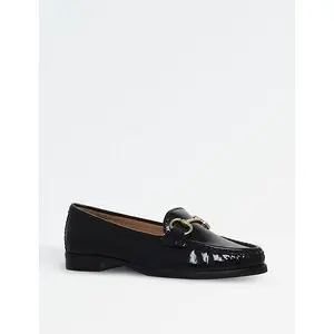 Carvela Patent Leather Loafers - Black