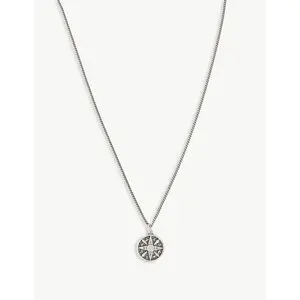 SERGE DENIMES Compass Pendant Necklace - Silver