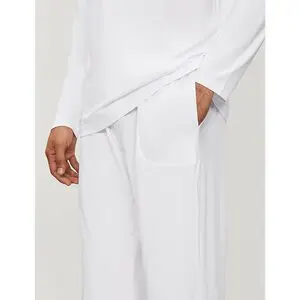 Derek Rose Stretch-modal Trousers - White