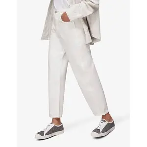 Whistles Authentic Barrel-leg High-rise Jeans