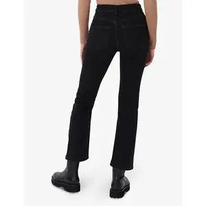 Maje Passion Wide-leg High-rise Jeans