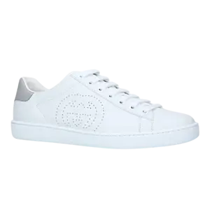 Gucci - New Ace Embroidered Leather Trainers