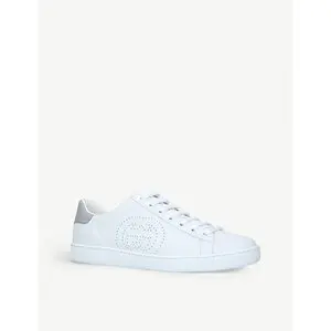 Gucci - New Ace Embroidered Leather Trainers