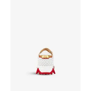 CHRISTIAN LOUBOUTIN Loubishark Calf-leather Trainers - Version White