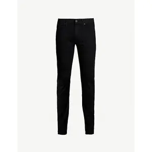Paige Transcend Federal Slim Straight Jeans - Black Shadow