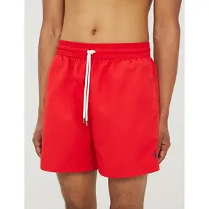 Polo Ralph Lauren Logo-embroidered Swim Shorts - Rl2000 Red