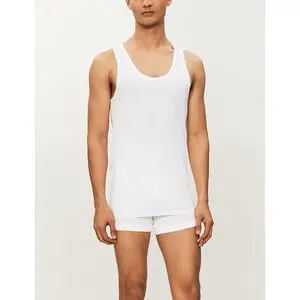Hanro Cotton Superior Vest Top - White