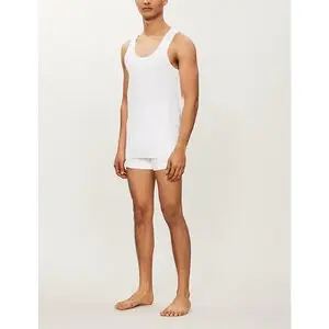 Hanro Cotton Superior Vest Top - White