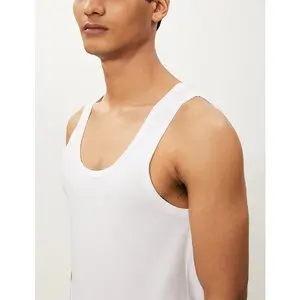 Hanro Cotton Superior Vest Top - White