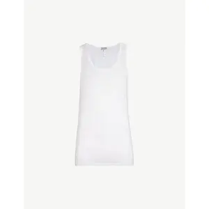 Hanro Cotton Superior Vest Top - White