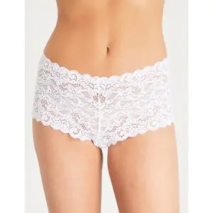 Hanro Moments Stretch-lace Maxi Briefs - White