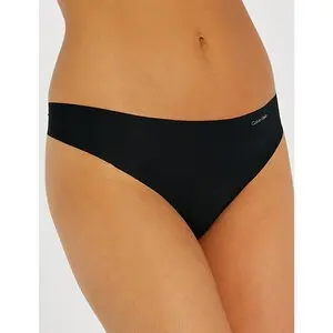 Calvin Klein Invisibles Jersey Thong - Black