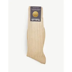 Pantherella Sea Island Cotton Socks - Beige