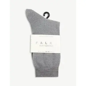 Falke High-rise Wool Socks - 3830 Light Grey Mel.