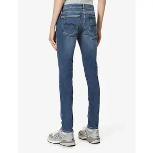 Nudie Jeans Skinny Lin Tapered Jeans - Dark Blue Navy