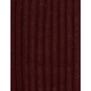 Pantherella Short Ribbed Cotton Socks - Burgundy